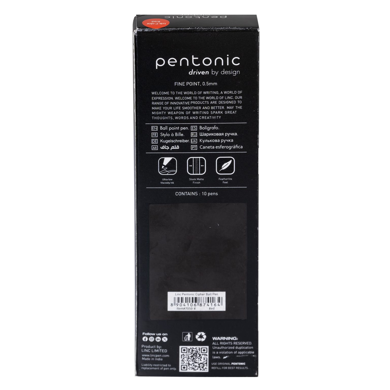 Pentonic Cipher: Stylish Ball Pen with Smooth Ink Flow